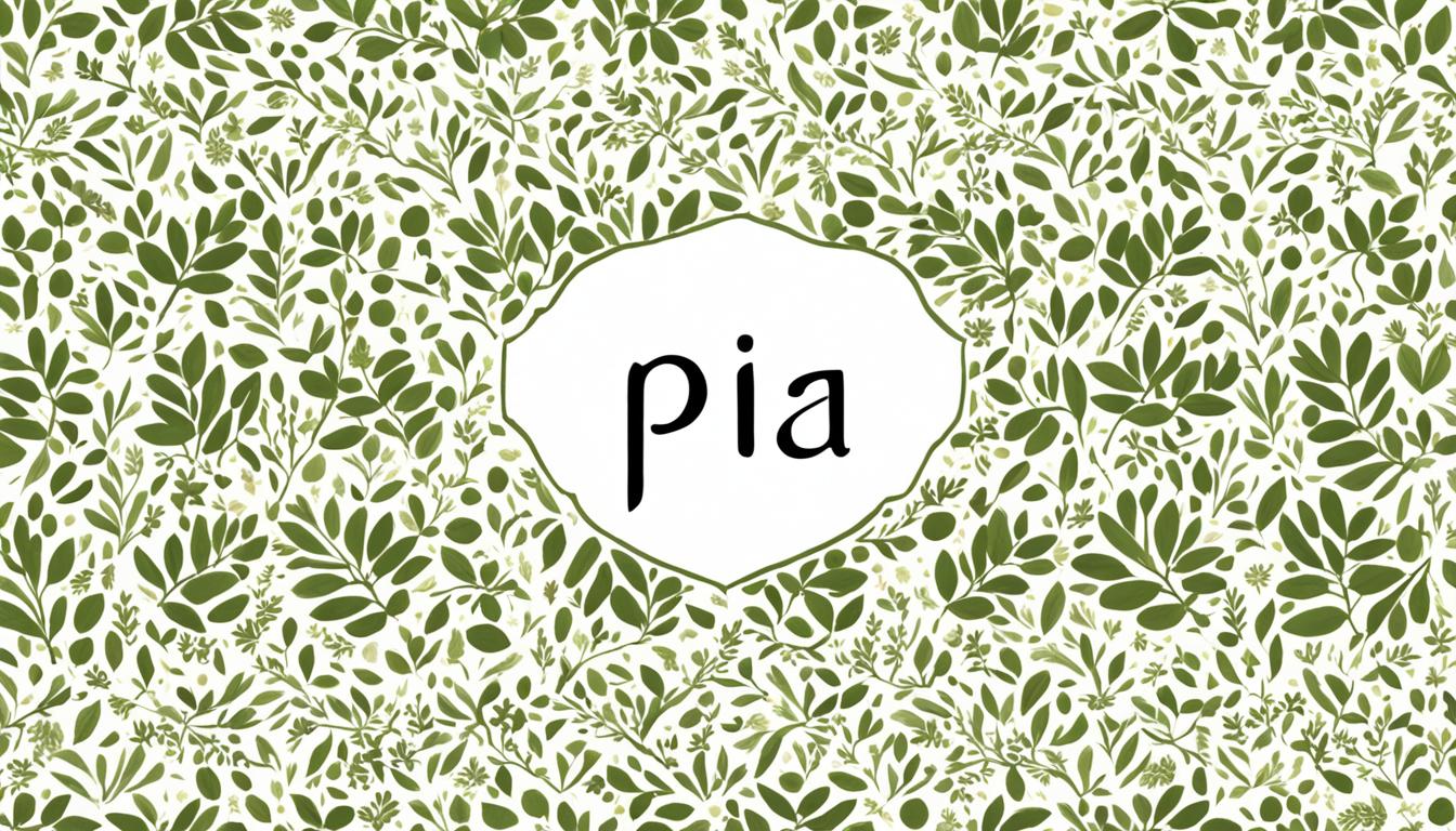 Pia Name Bedeutung – Entdecke die Herkunft